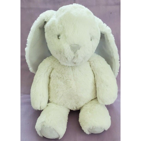 Carter's | Toys | Carters White Bunny Rabbit Plush Stuffed Gray Ears ...